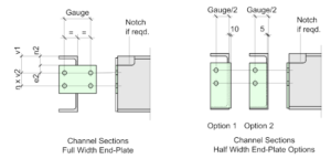 Welded End Plates – Structural Detailer