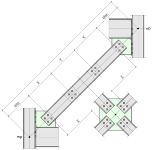 Typical Vertical Bracing Connections Single and Double (Battened ...